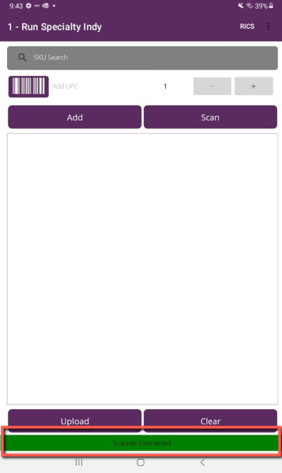 RICS>Scan – Help Center | RICS Software
