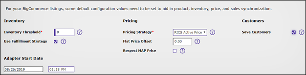 BigCommerce Setup – Help Center | RICS Software